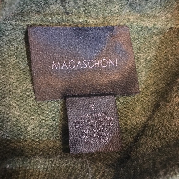 Magaschoni | Sweaters | Magaschoni Long Sleeve Wool Cashmere Blend ...